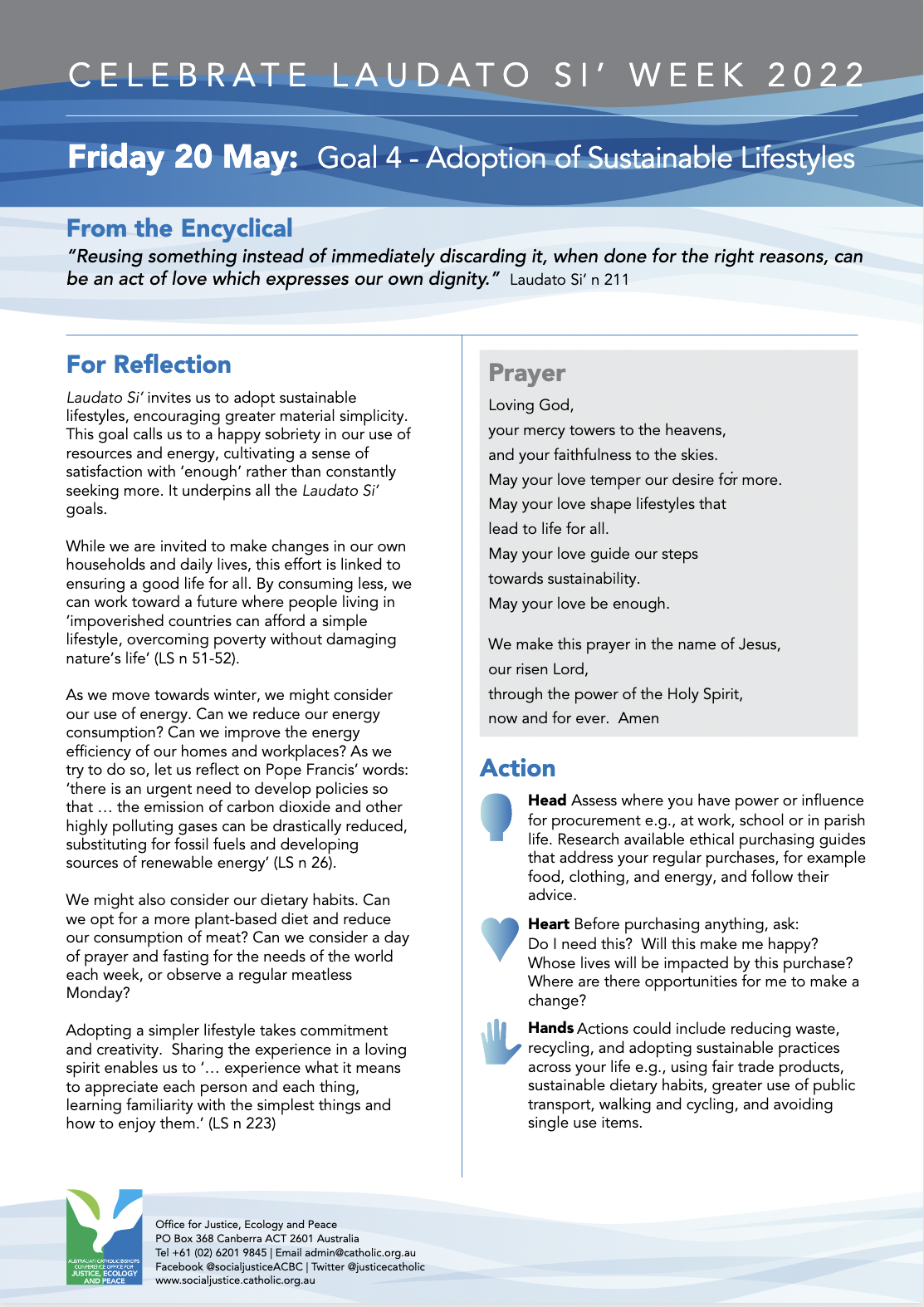 Laudato Si' Week Resources - Office For Justice, Ecology and Peace