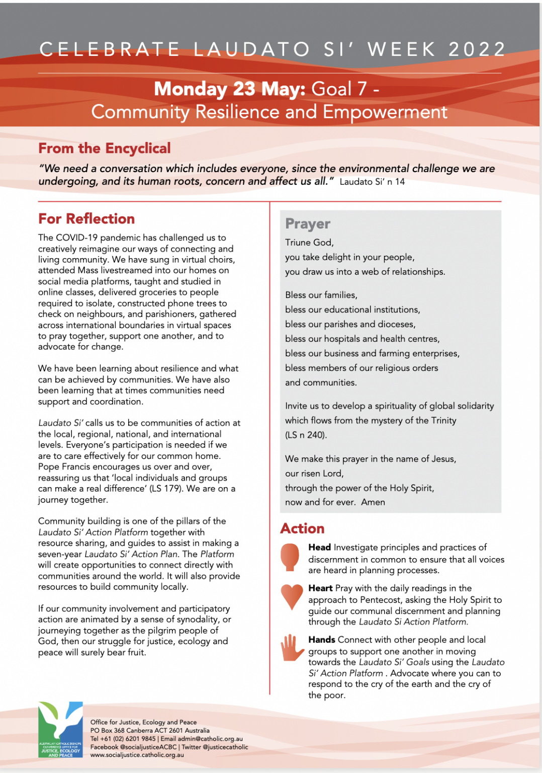 Laudato Si' Week Resources - Office For Justice, Ecology and Peace